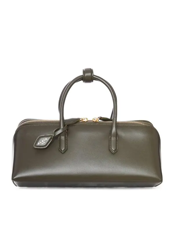 Alaïa Delta Small Calfskin Box Bag - Green