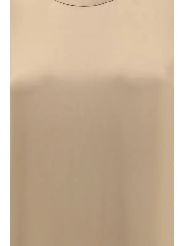 TOTEME Long Satin Dress - Brown