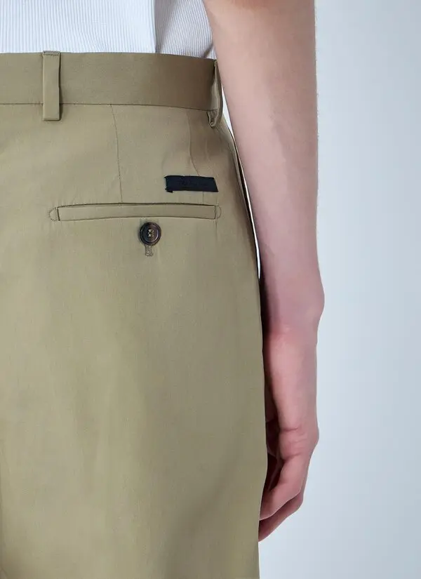 Prada Button Patch Pocket Trousers