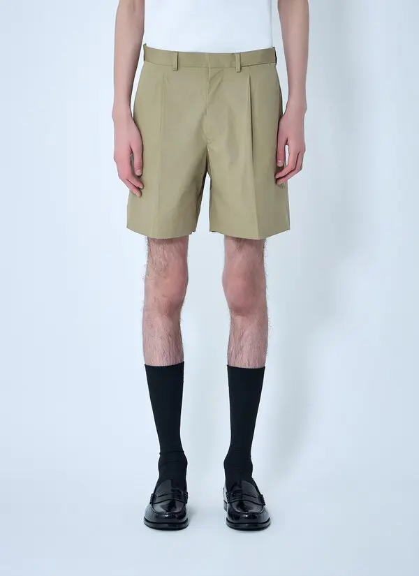Prada Button Patch Pocket Trousers - Black