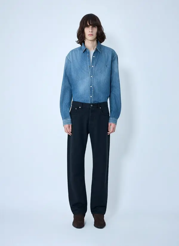Saint Laurent Cassandre Denim Shirt