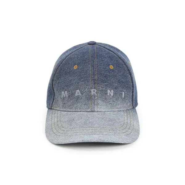 Marni Cotton Hat - Blue