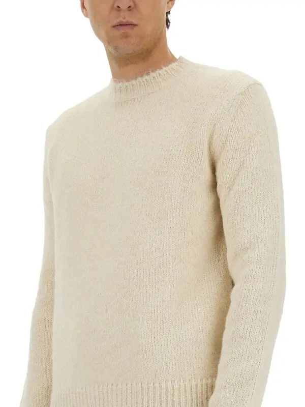 JIL SANDER Wool Blend Sweater - Cream