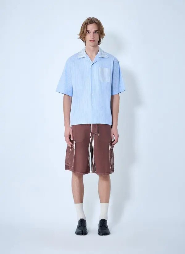 Marni Striped Cotton Poplin Shirt