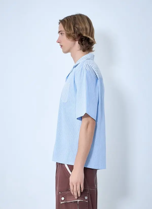 Marni Striped Cotton Poplin Shirt