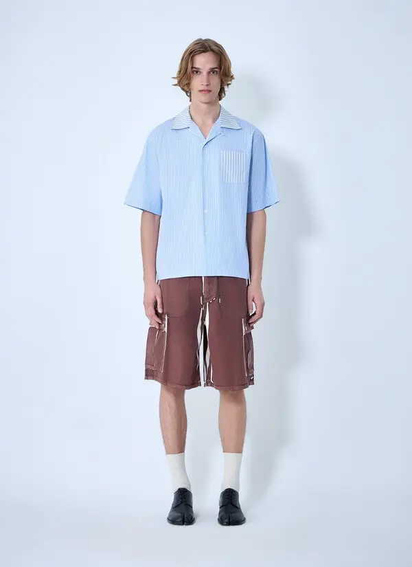 Marni Striped Cotton Poplin Shirt