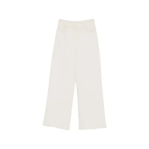 Max Mara Neutrals Trousers Straight Trousers