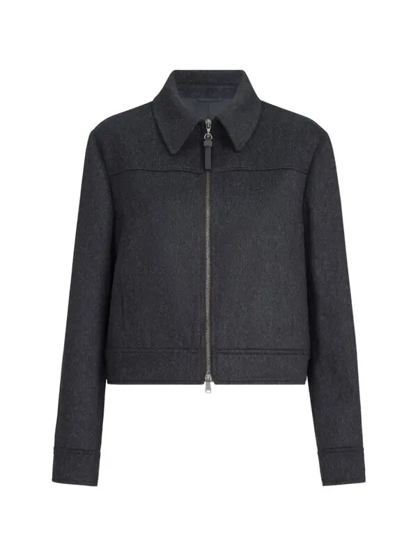 Brunello Cucinelli Zipped Wool Jacket