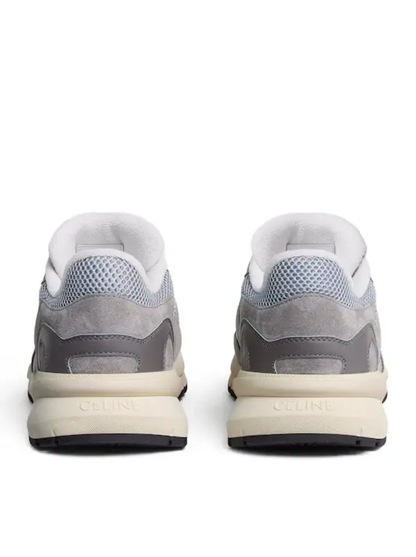 Celine Runner Sneaker In Calfskin, Suede Calfskin And Mesh