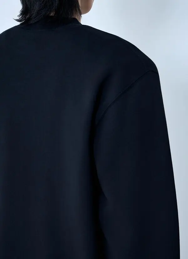 Jacquemus Le Camionneur Gros Grain Sweatshirt - Black