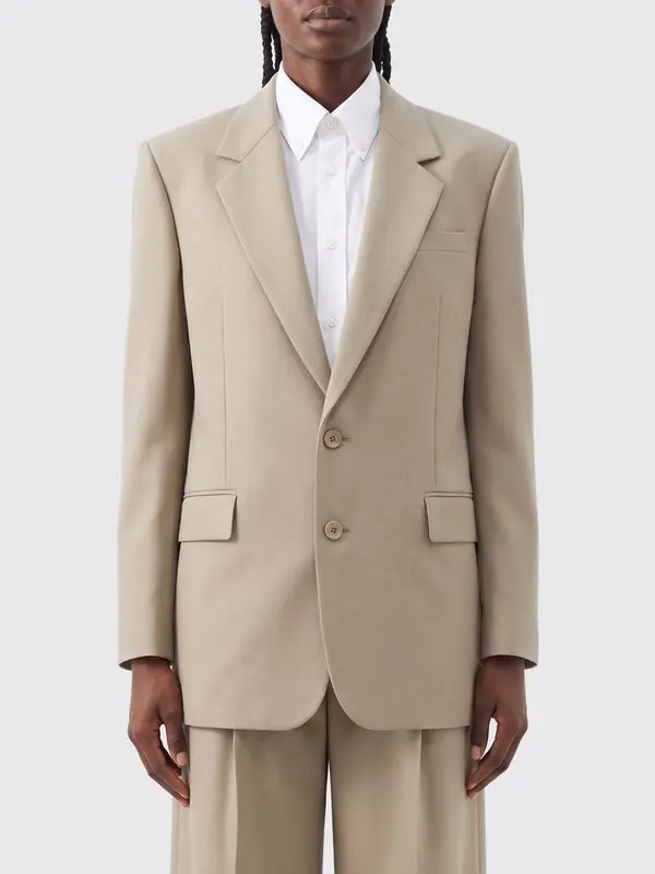 Saint Laurent Single-breasted Wool Blend Blazer - Multicolor