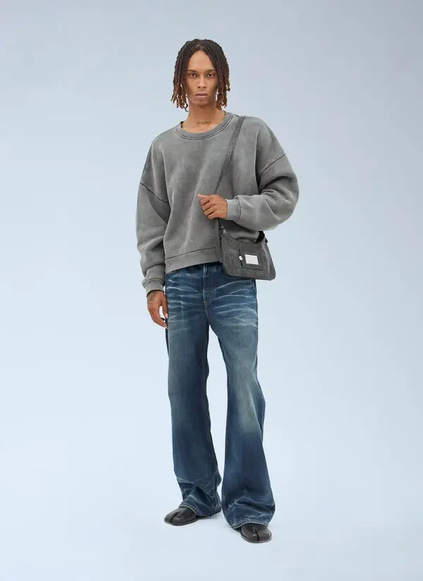 Acne Studios Logo Patch Sweatshirt - Gray