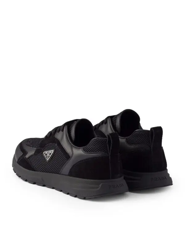 Prada Prax Sneakers In Leather And Fabric