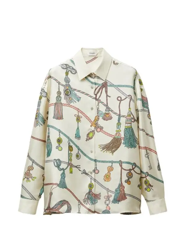 Versace Twill Print Shirt