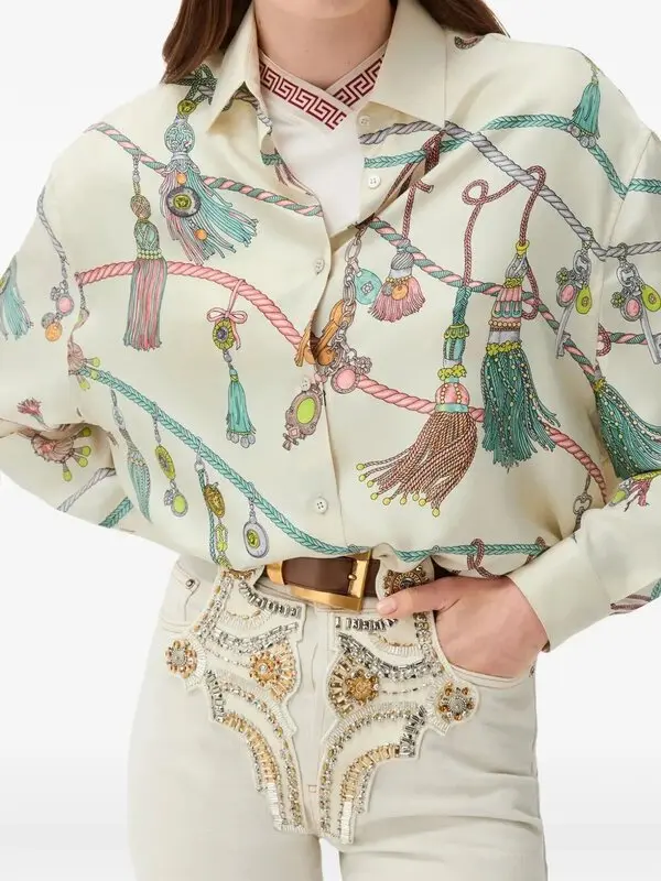 Versace Twill Print Shirt