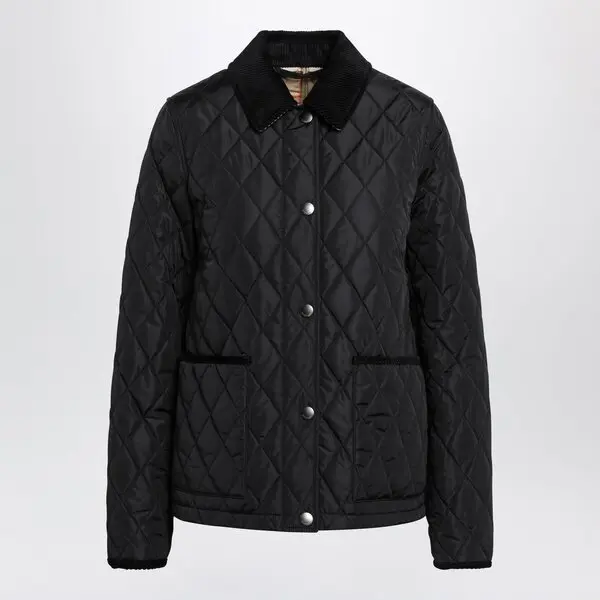 Burberry Quilted Nylon Jacket - Black