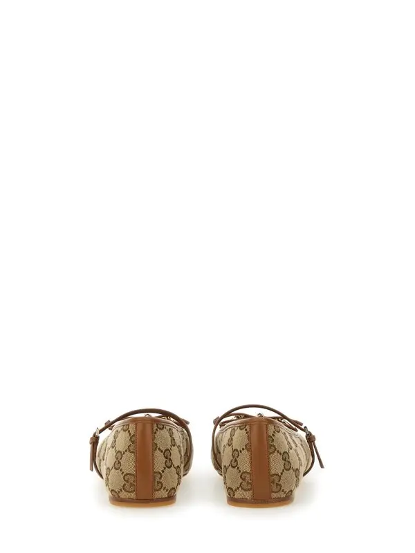Gucci Ballerina Con Morsetto - Cream