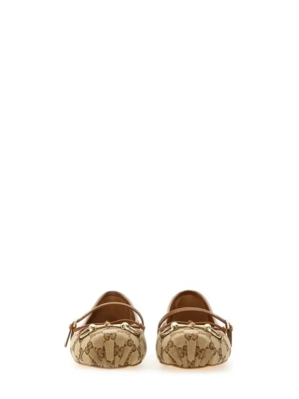 Gucci Ballerina Con Morsetto - Cream