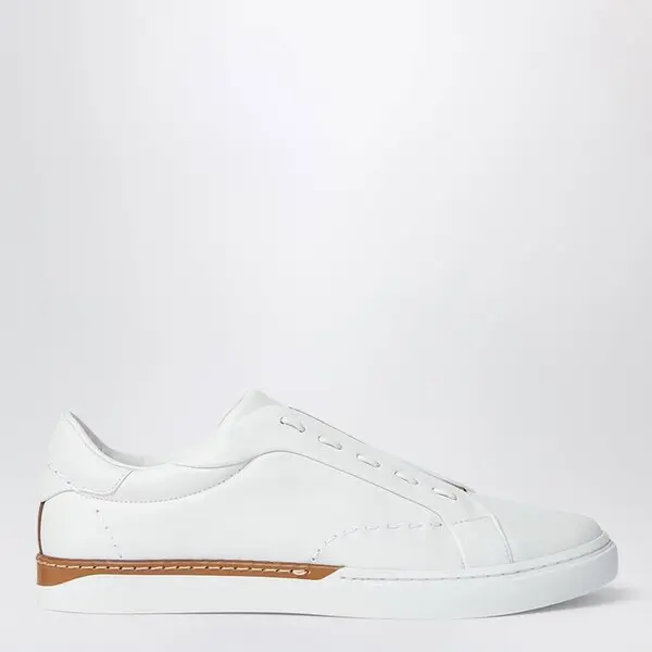 Fendi City Low-top Sneakers In Leather