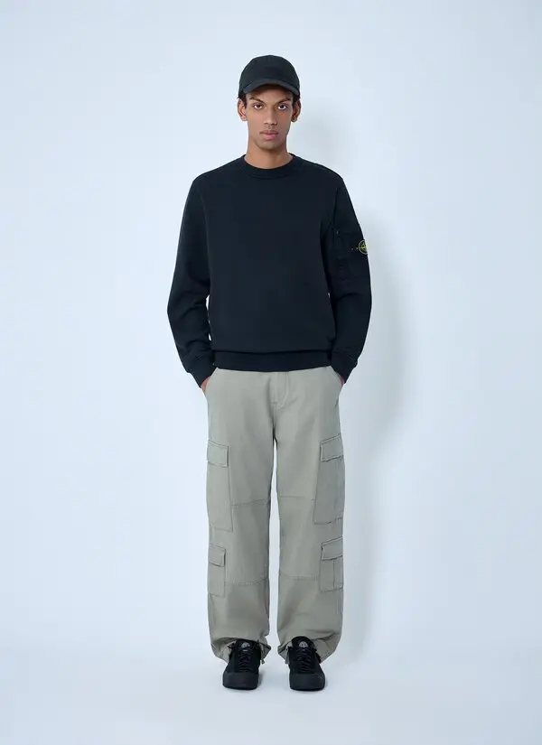 Stone Island Logo Motif Sweatshirt