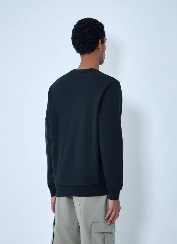 Stone Island Logo Motif Sweatshirt