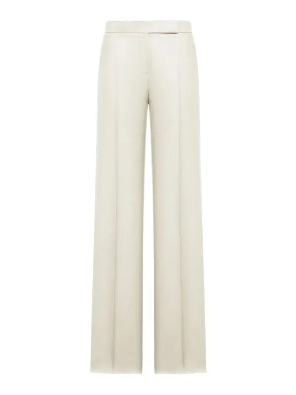 Max Mara Badesse Tailored Linen Trousers