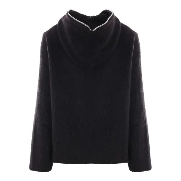 Our Legacy Hairy Texture Zip Up - Black