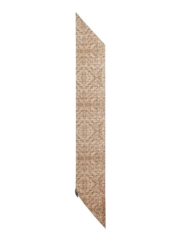 Giorgio Armani Silk Scarf With Print - Brown