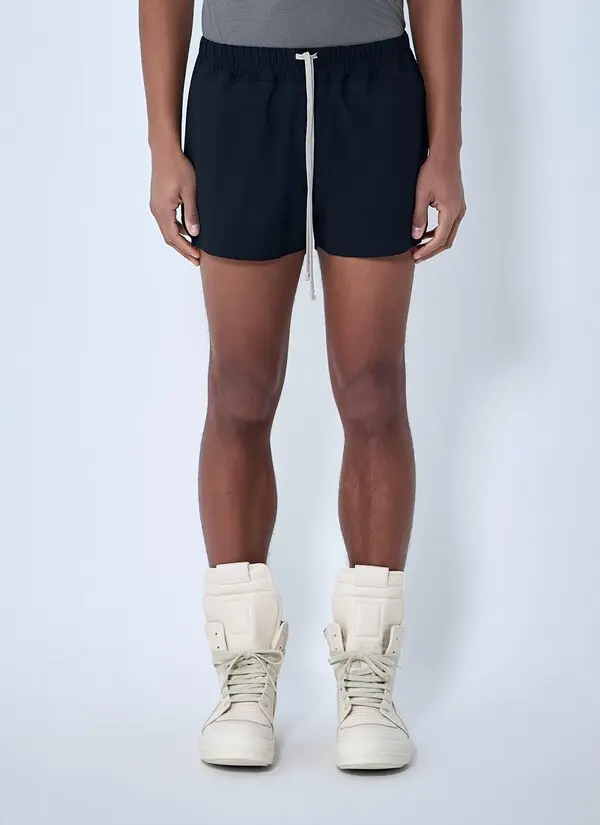 Rick Owens Elasticated Waistband Shorts - Black
