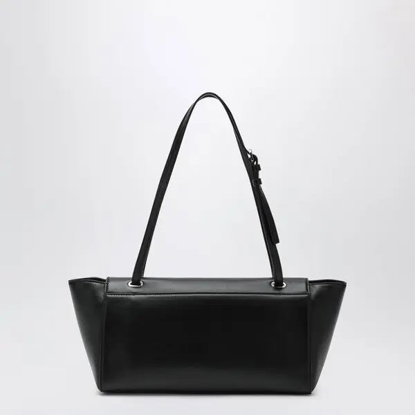 Savette Symmetry Trapeze Bag In Leather - Black