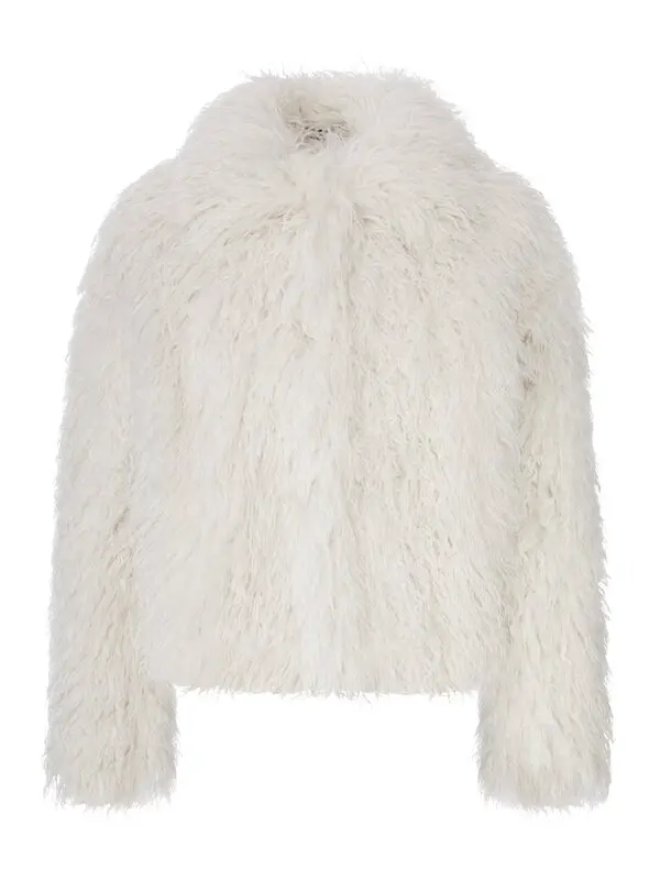 Tagliatore Short Curly Sheepskin Jacket
