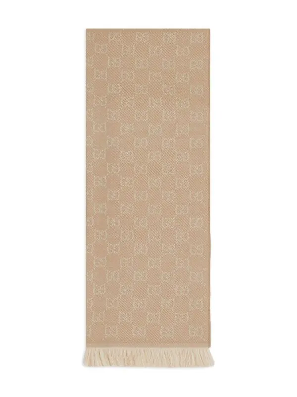 Gucci Gg Wool Scarf - Multicolor