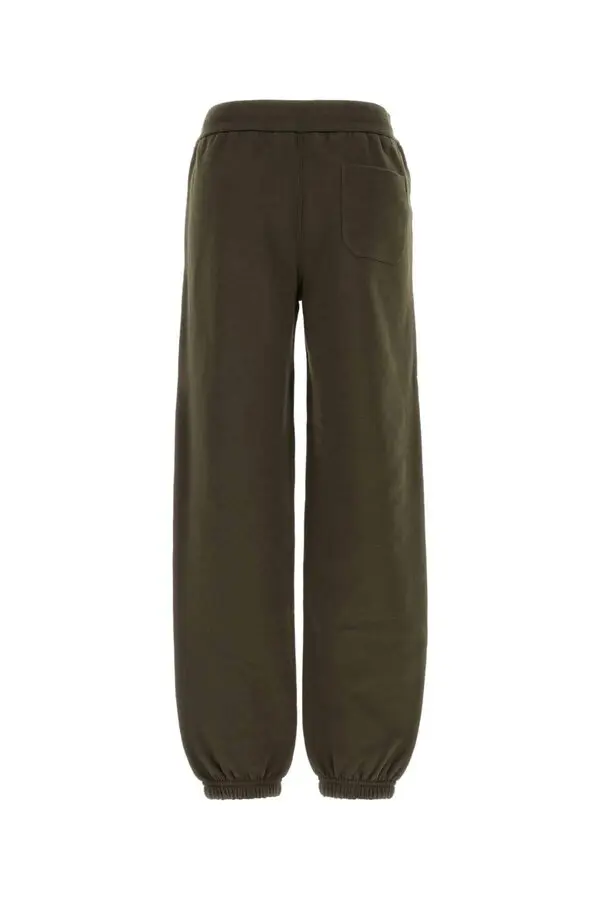 JIL SANDER Cotton Joggers - Green