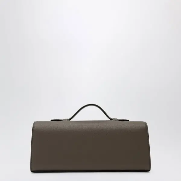 Savette Slim Symmetry Pouch In Calf Leather - Brown