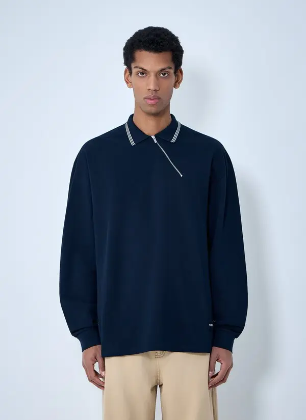 Miu Miu Half-zip Polo Shirt