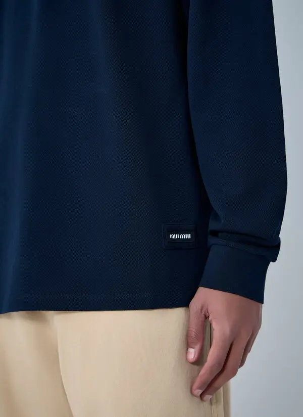 Miu Miu Half-zip Polo Shirt