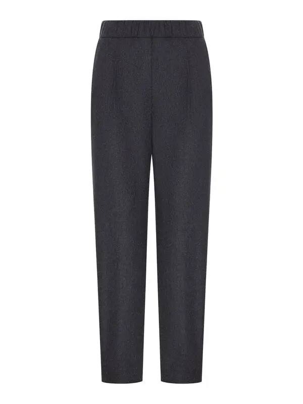 Giorgio Armani Wool And Cashmere Trousers - Multicolor
