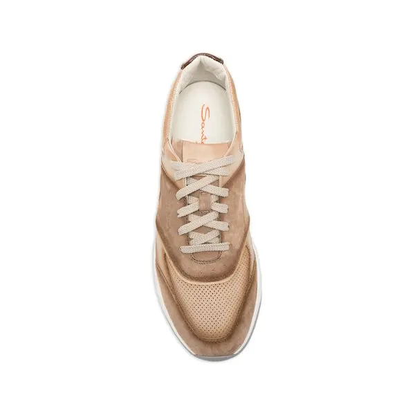 Santoni Neutrals Trainers Low-tops