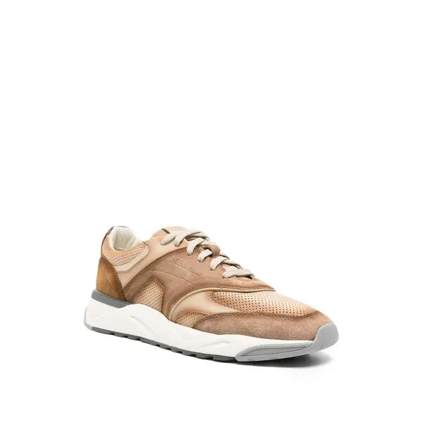 Santoni Neutrals Trainers Low-tops
