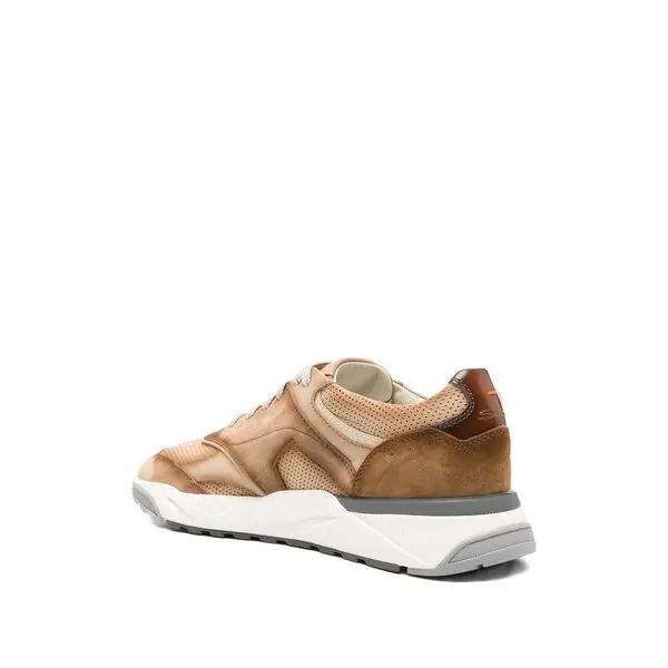 Santoni Low-top Trainers - Cream