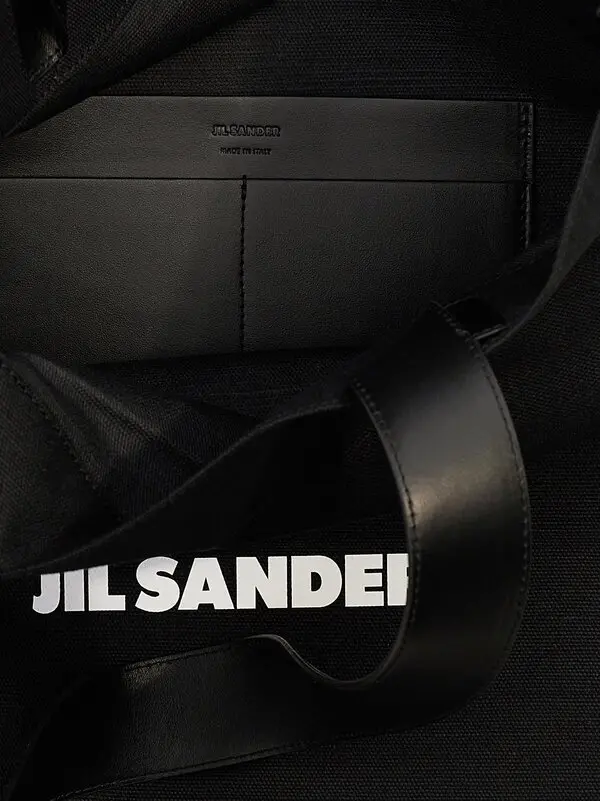 JIL SANDER Flat Shopper' Large Shopping Bag