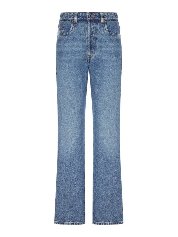 Miu Miu Flared Denim Jeans - Multicolor