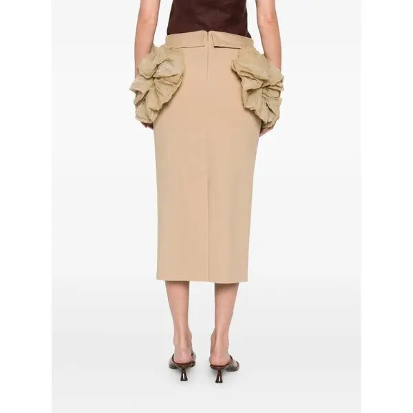 Max Mara Fitted Skirt - Cream