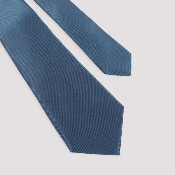 Kiton Silk Tie - Blue