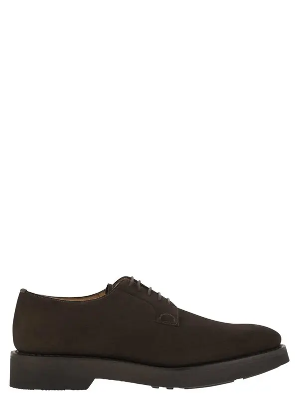 Church's Suede Calfskin Derby - Brown