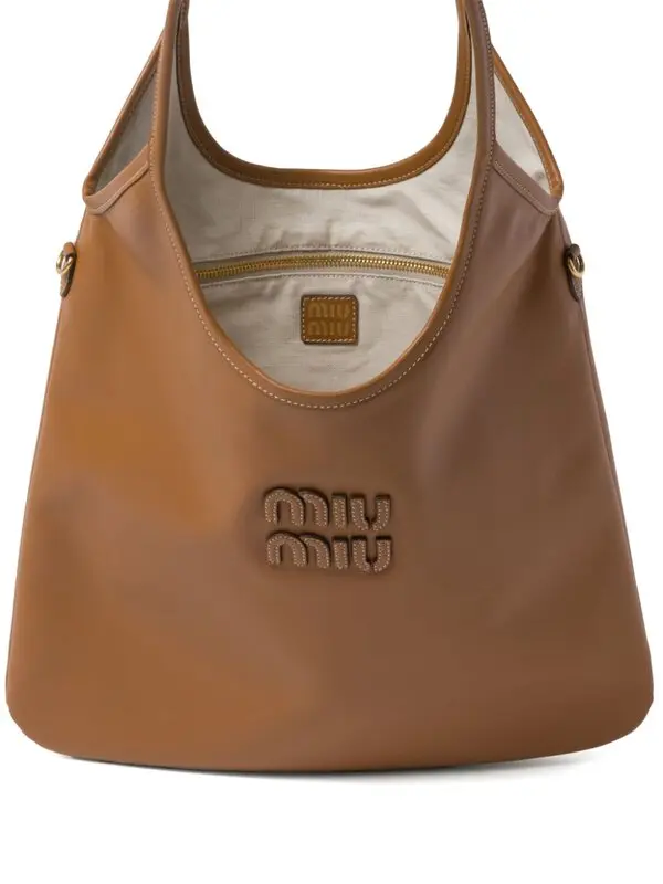 Miu Miu Ivy Leather Shoulder Bag