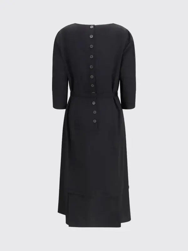 Prada Wool Blend Midi Dress - Black