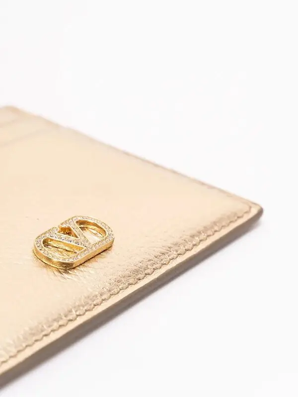 Valentino Garavani Vlogo Signature` Card Holder - Multicolor