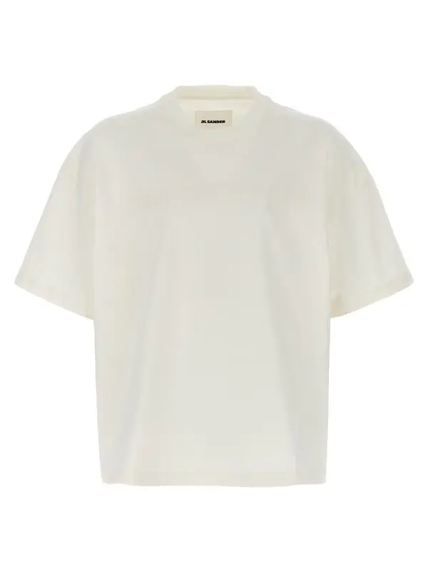 JIL SANDER Logo Print T-shirt - White