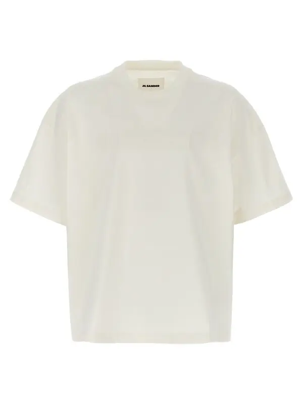 JIL SANDER Logo Print T-shirt - White